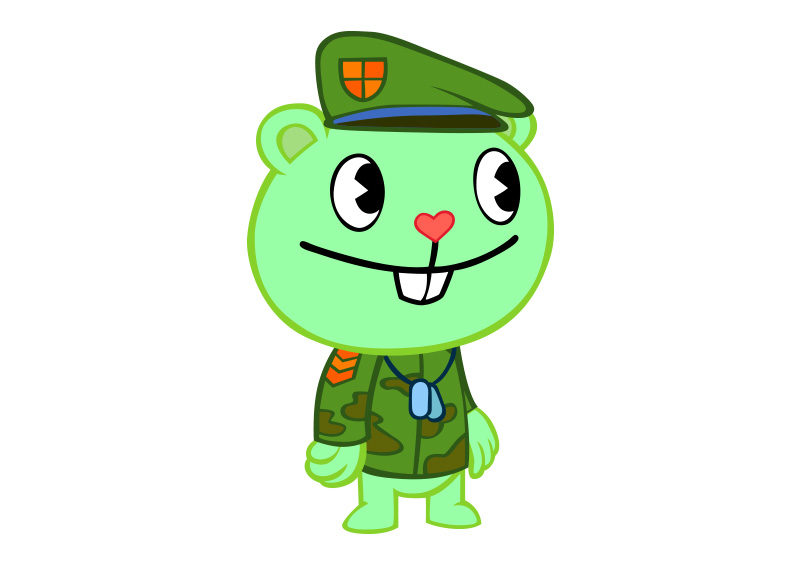Flippy Happy Tree Friends Vector