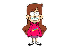Mabel Pines Vector - SuperAwesomeVectors