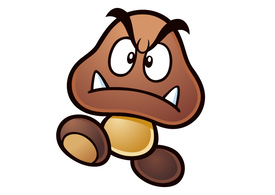 Goomba Nintendo Vector - SuperAwesomeVectors