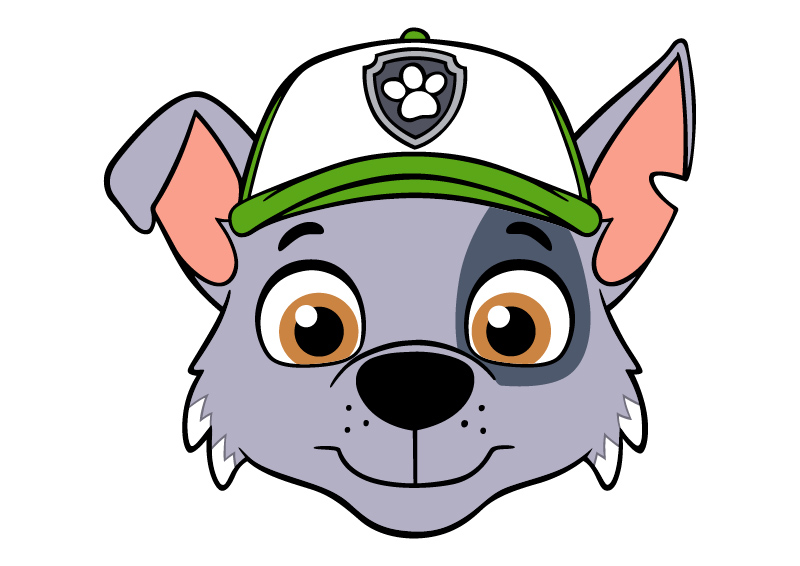 Rocky Face PAW Patrol Vector - SuperAwesomeVectors